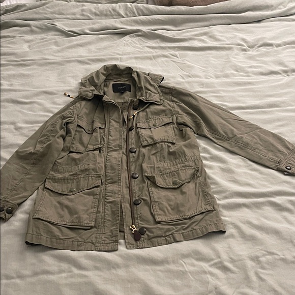 J. Crew | Jackets & Coats | J Crew Khaki Military Field Jacket | Poshmark